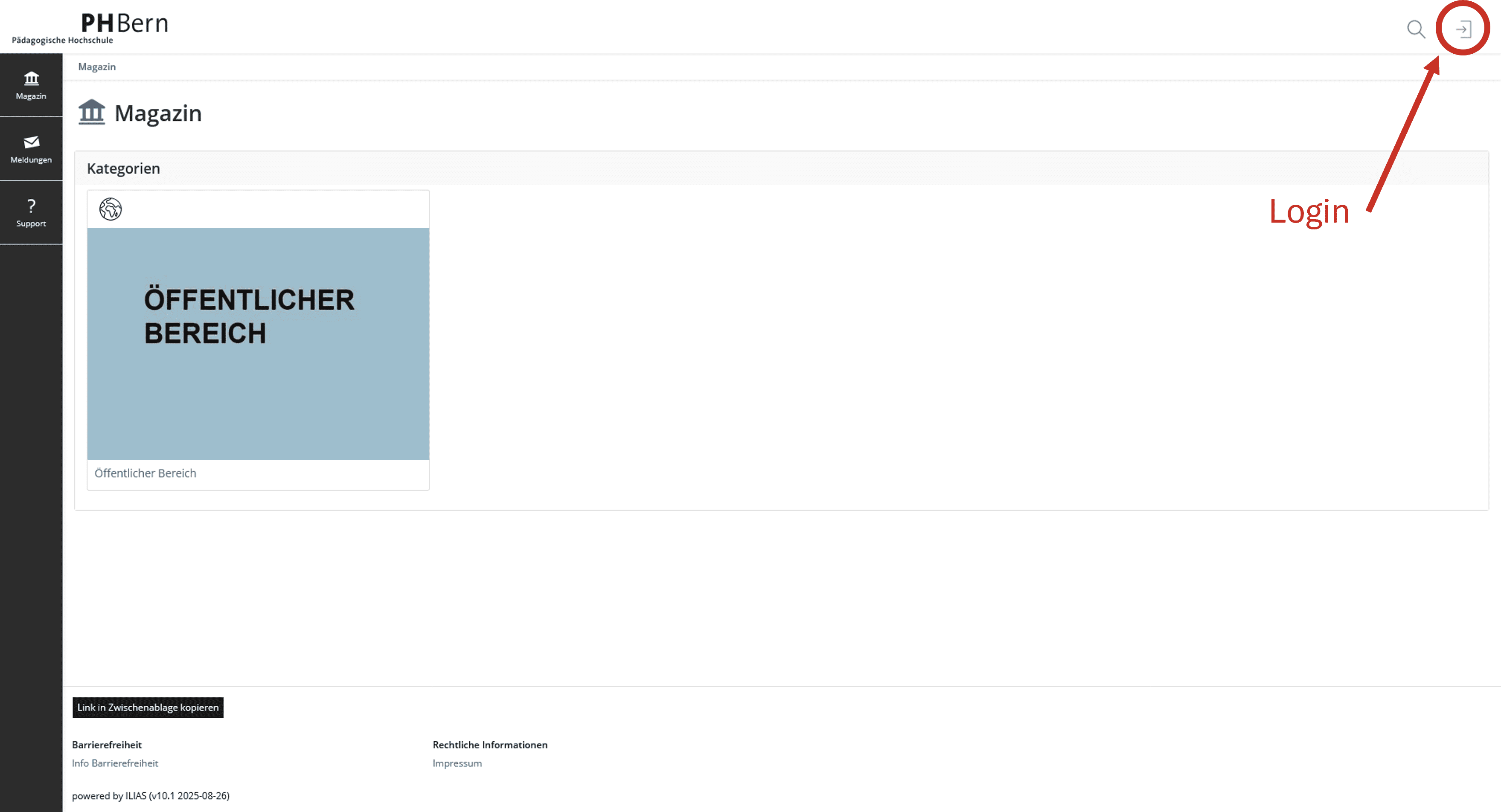 Erste Schritte in ILIAS